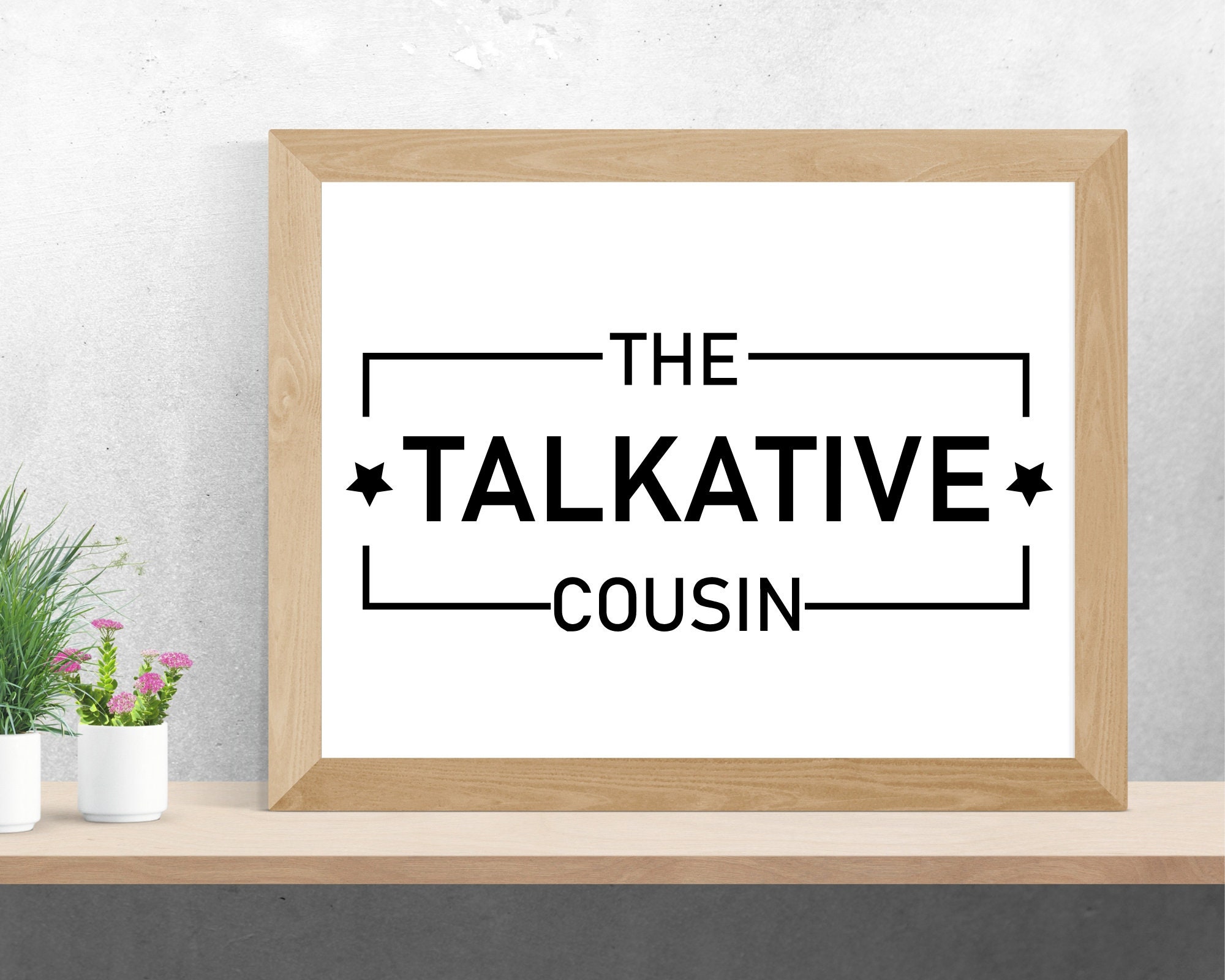 The Talkative Cousin Svg Cousin Crew Svg Group Shirts - Etsy
