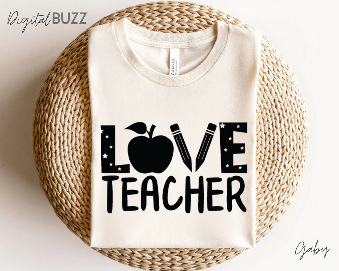Love Teacher Svg, Teacher Svg, School Svg, Teacher Quotes Svg, Coffee ...