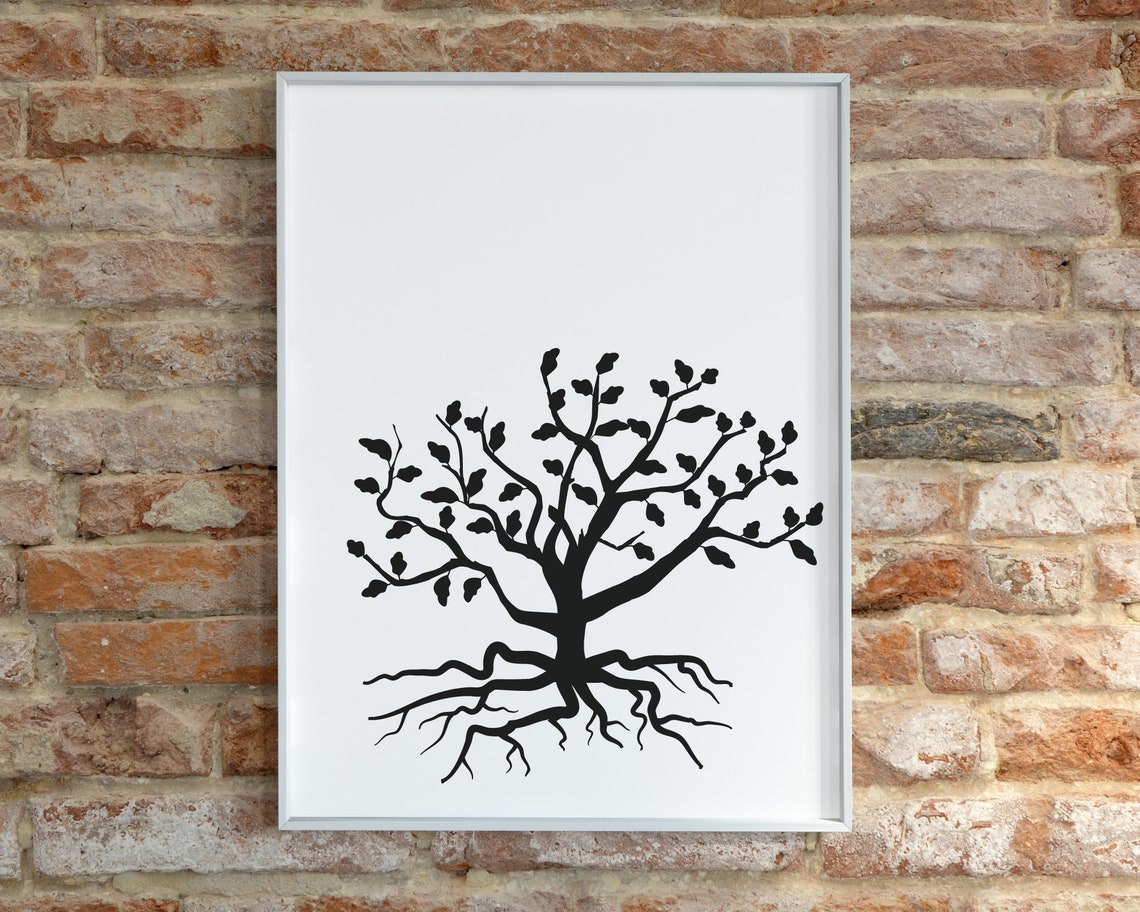 Family Roots Tree Svg Tree With Roots Svg Tree Roots Svg - Etsy