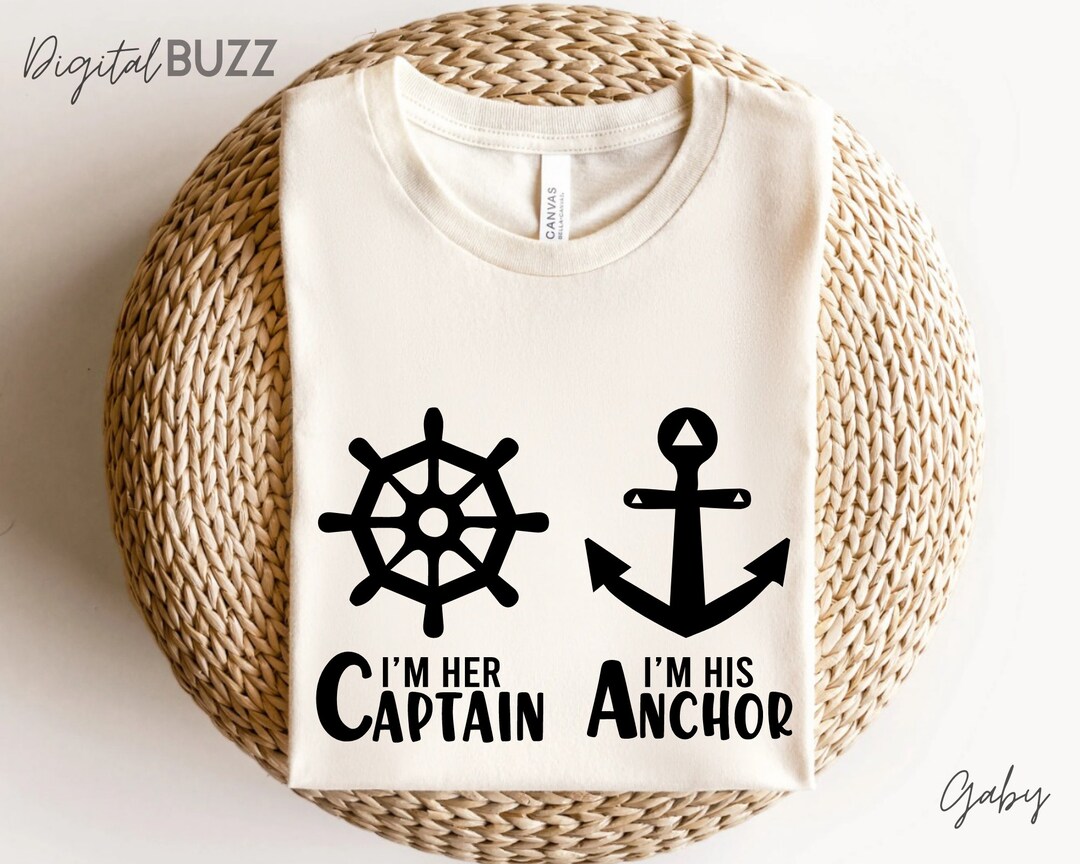 I Here Captain I Am Anchor Svg, Hubby and Wifey Svg, King and Queen Svg,beauty and the Beast Svg ...