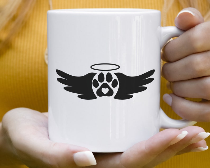 Dog Angel Wings Svg Dog Memorial Svg Dog Wings Svg - Etsy