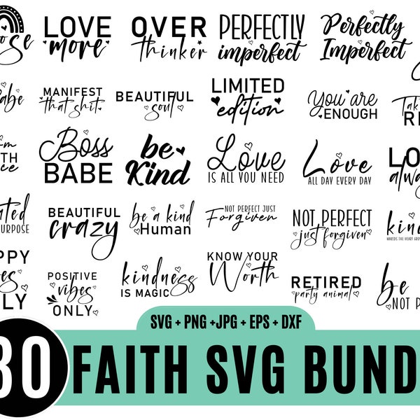 Faith Family Love Svg - Etsy