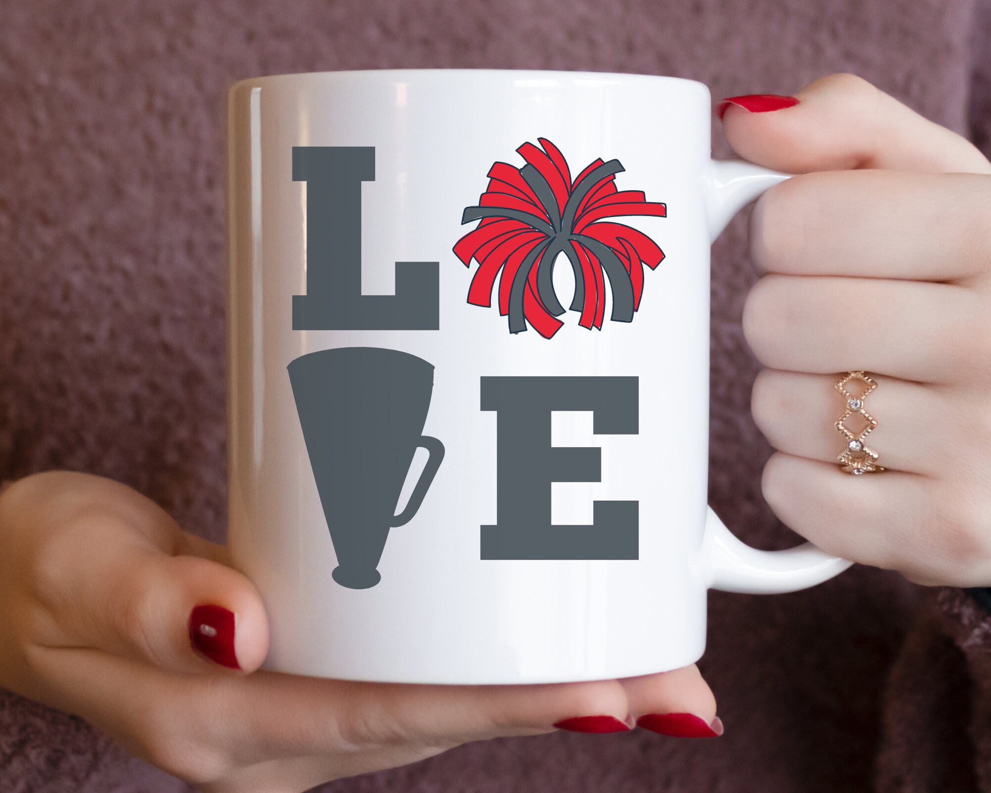 Love Cheer SVG Cheerleader SVG Cheer Team Design Svg Love - Etsy