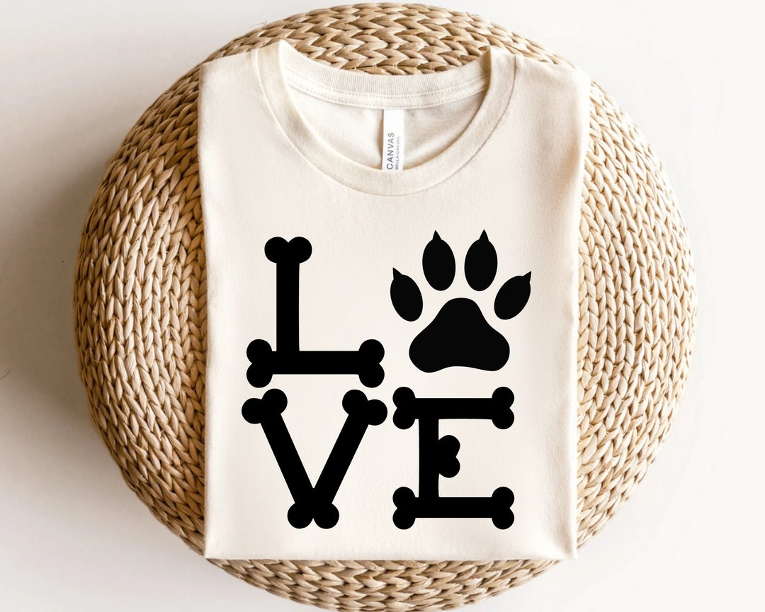 Love Paw SVG, Animal Love SVG, Paw Prints, Commercial Use Svg, Paws ...