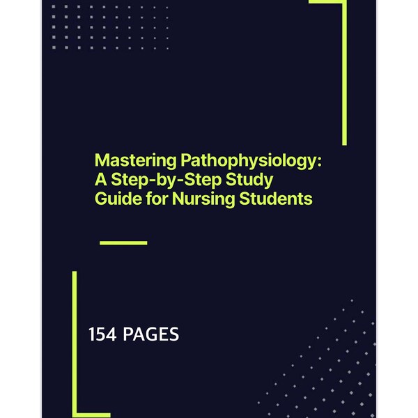Pathophysiology Guide - Etsy