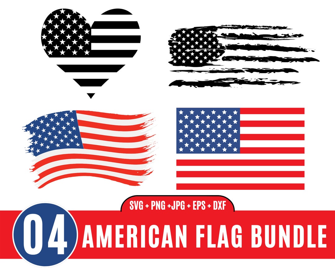 America SVG Bundle 4th of July SVG Bundle American Flag Svg - Etsy