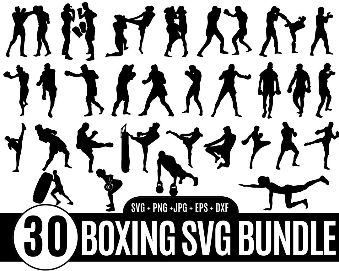 Boxing Svg Bundle, Boxing Gloves Svg, Boxing Cut File, Boxing ...