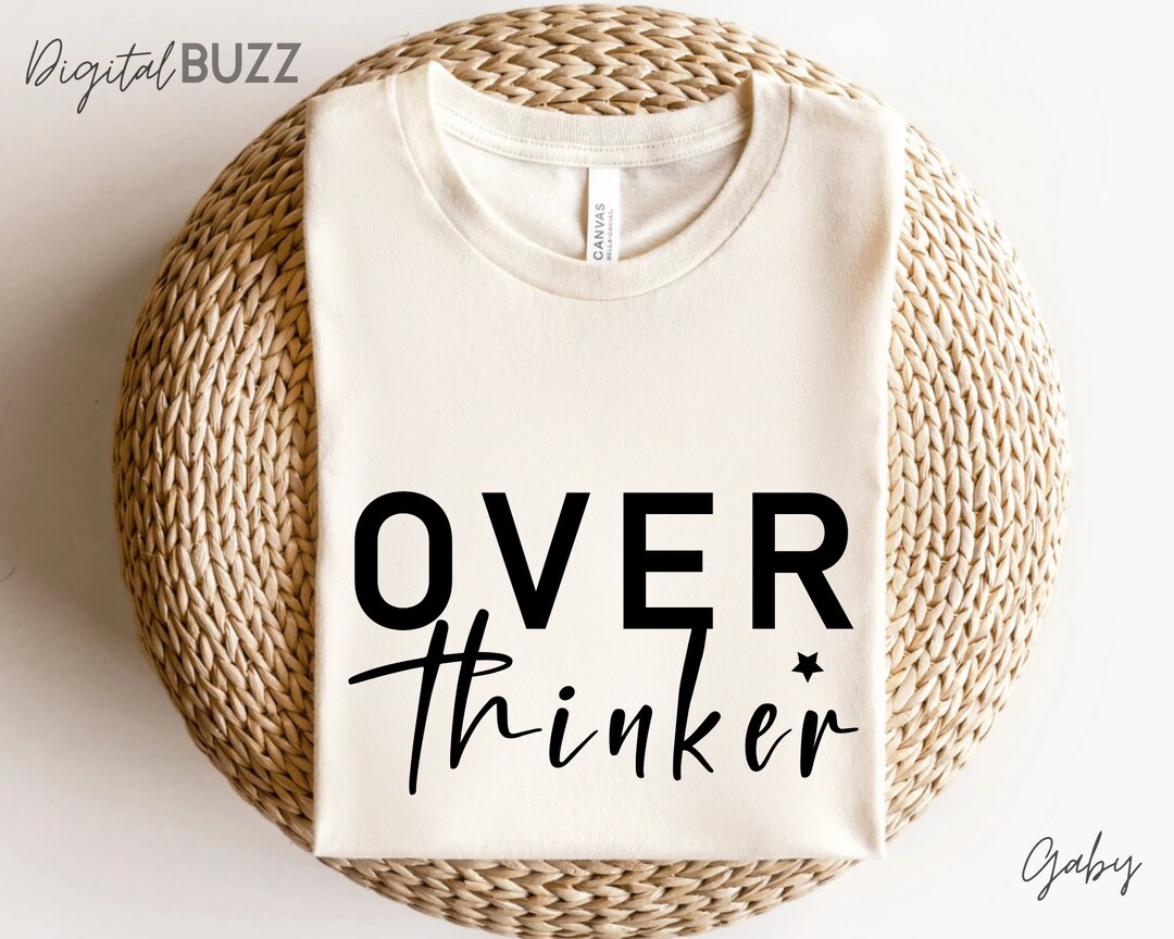 Overthinker SVG, Funny Svg, Kindness Svg, Over Think Svg, Faith Family ...