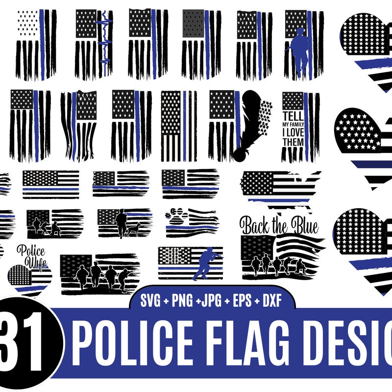 Police Svg - Etsy