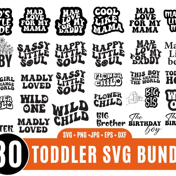 Toddler Svg - Etsy