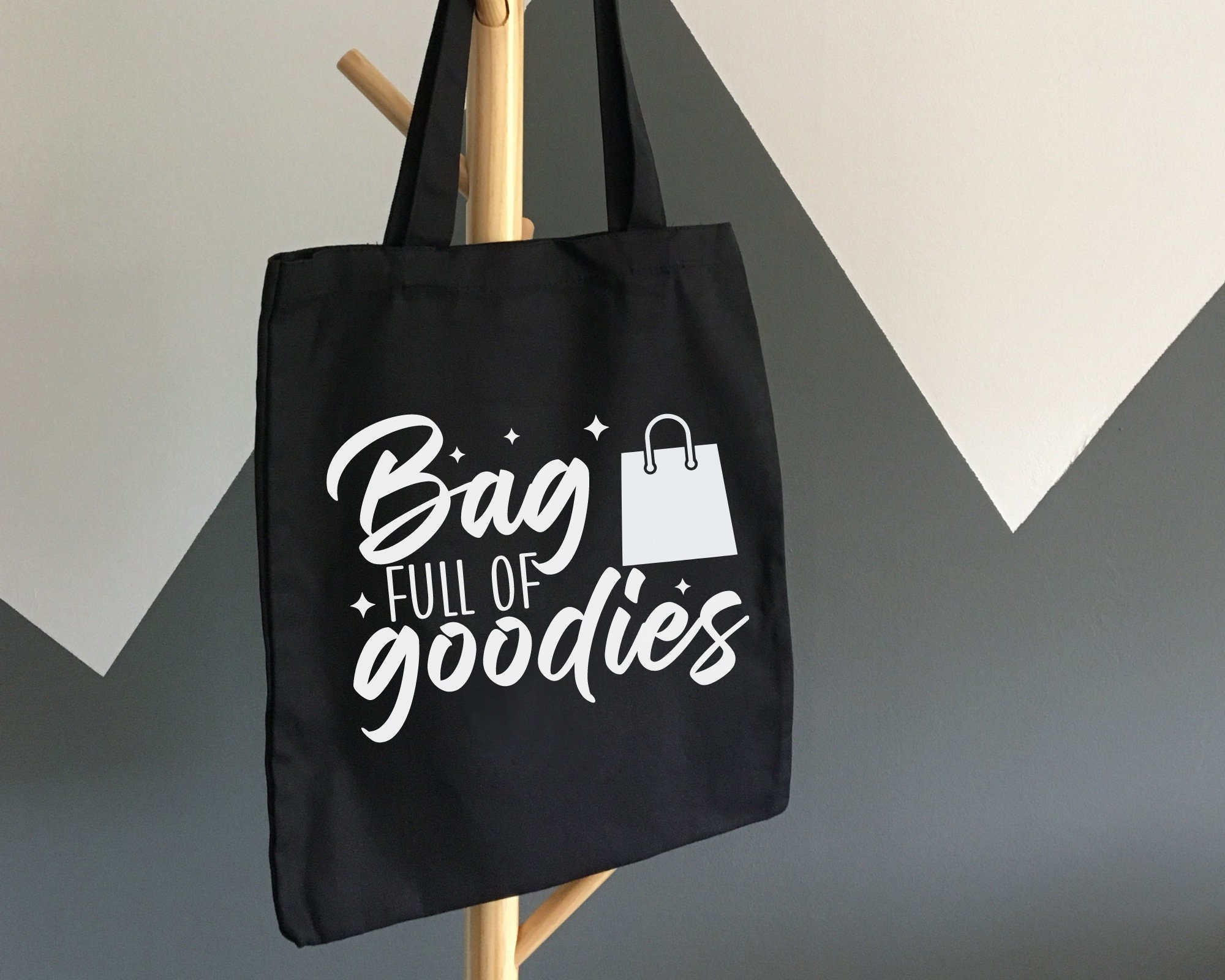 Bag Full of Goodies Svg Tote Bag SVG Tote Bag Quotes Funny - Etsy