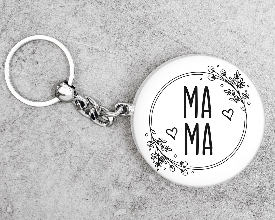 Mama Keychain Svg Round, Sports Keychain Svg, Keychain Designs Svg ...