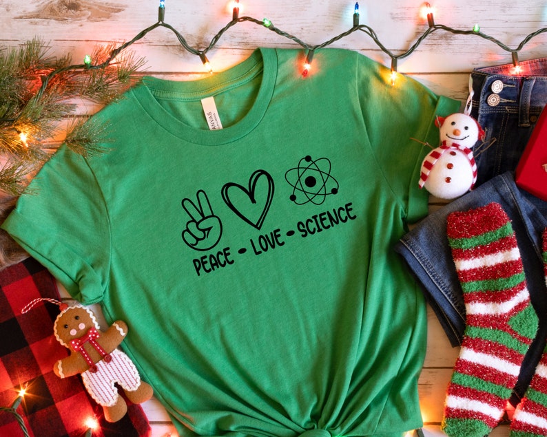 Peace-love-science Svg Science Svg Science SVG Chemistry - Etsy