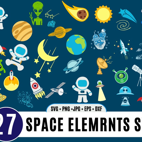 Space Svg - Etsy