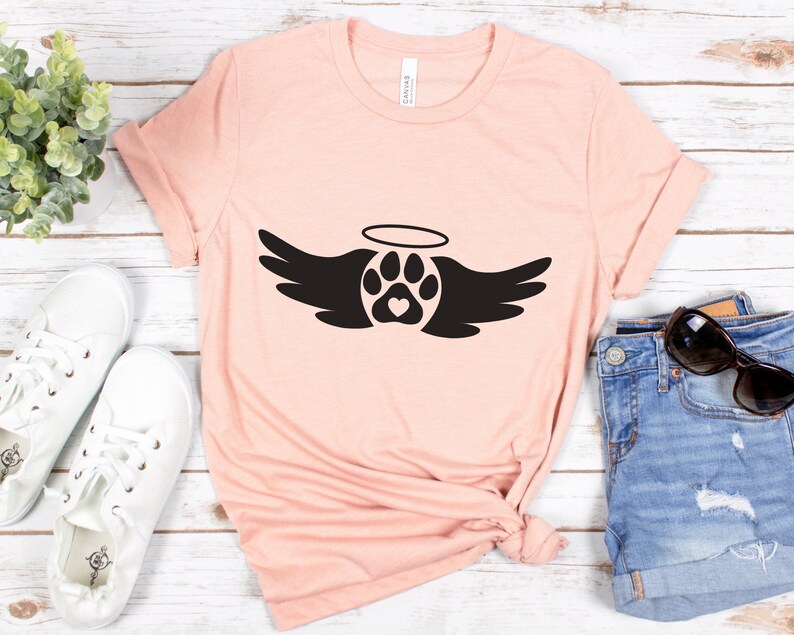 Dog Angel Wings Svg Dog Memorial Svg Dog Wings Svg - Etsy