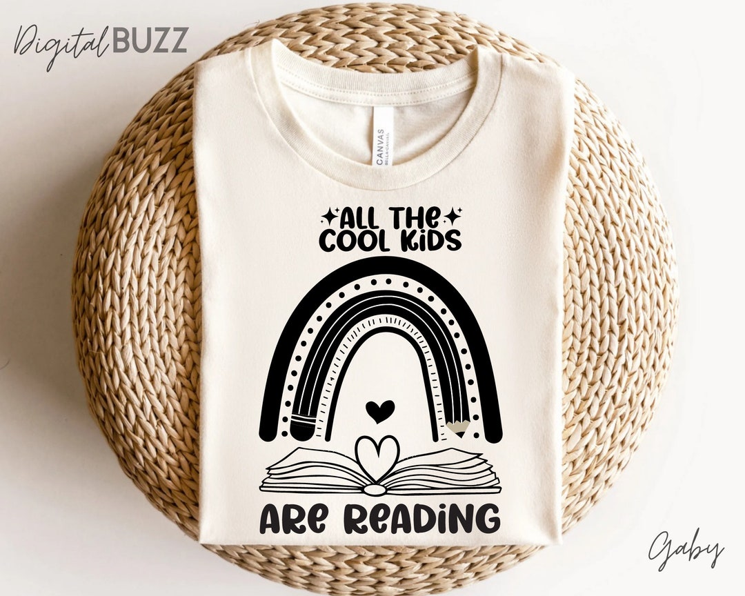 All the Cool Kids Are Reading Svg, Reading Svg, All the Cool Persons ...