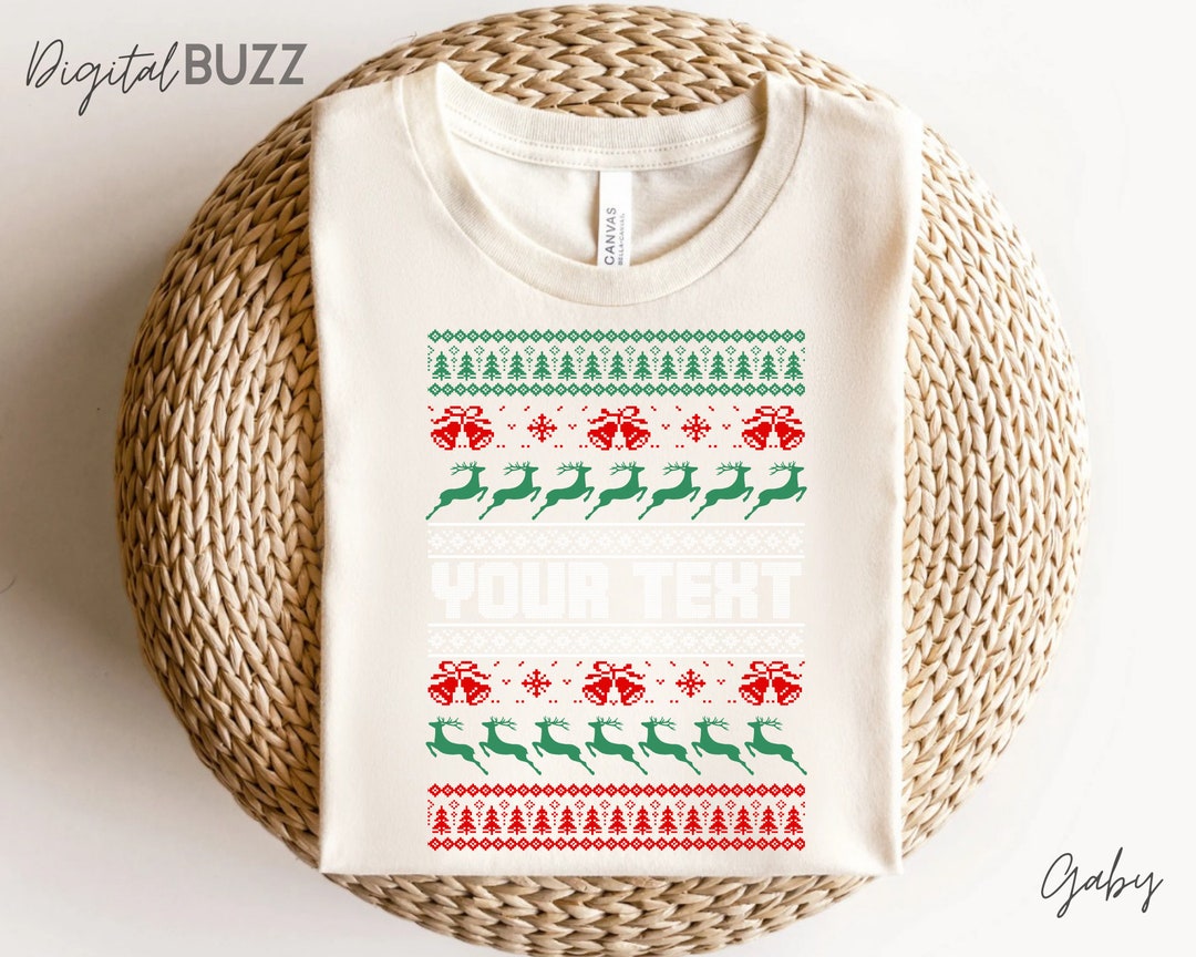 Christmas Ugly Sweater Templates, Ugly Sweater Svg, Bundle Svg, Ugly ...