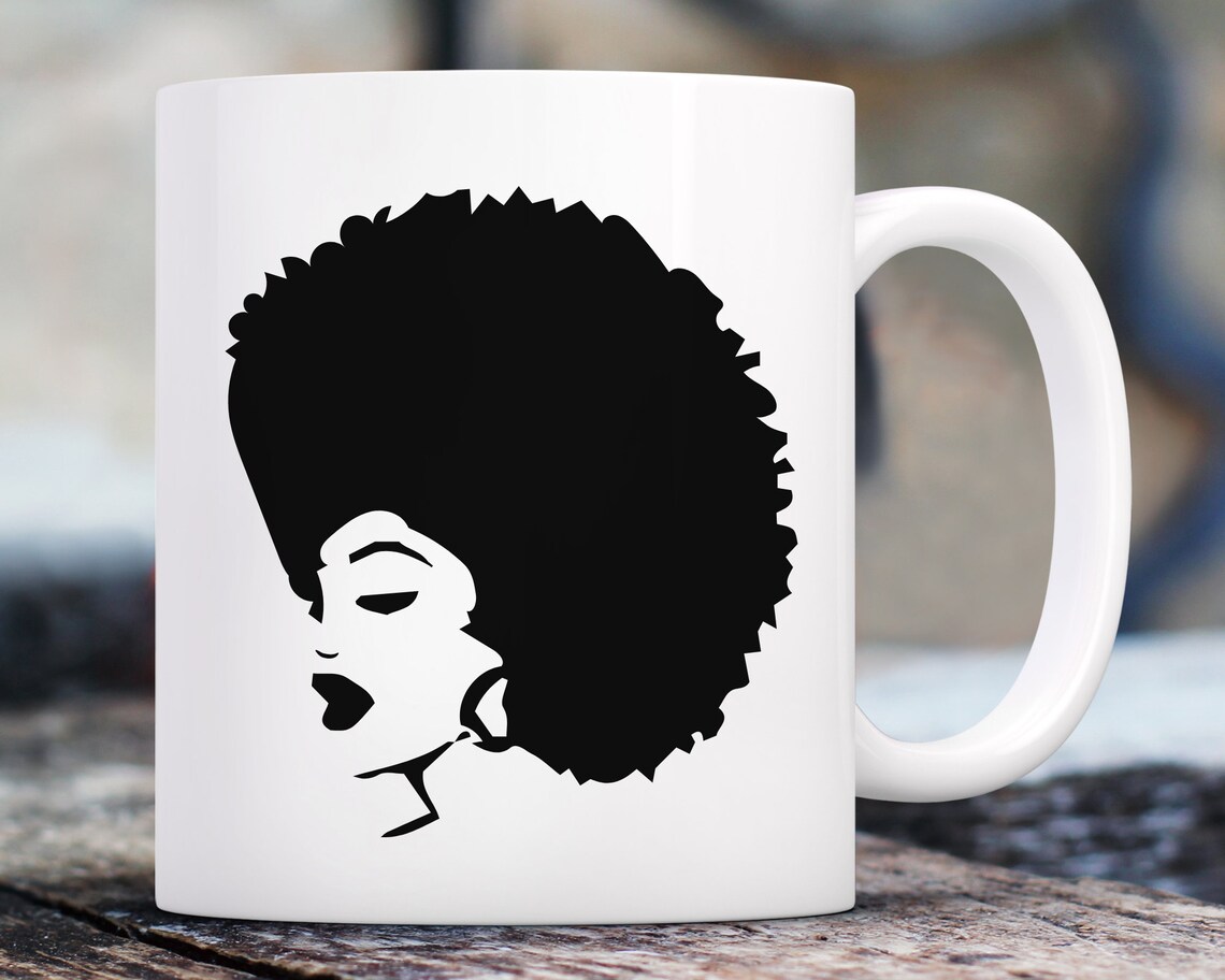 Afro Black Queen Svg Afro Lady Svg Afro Girl Svg African - Etsy