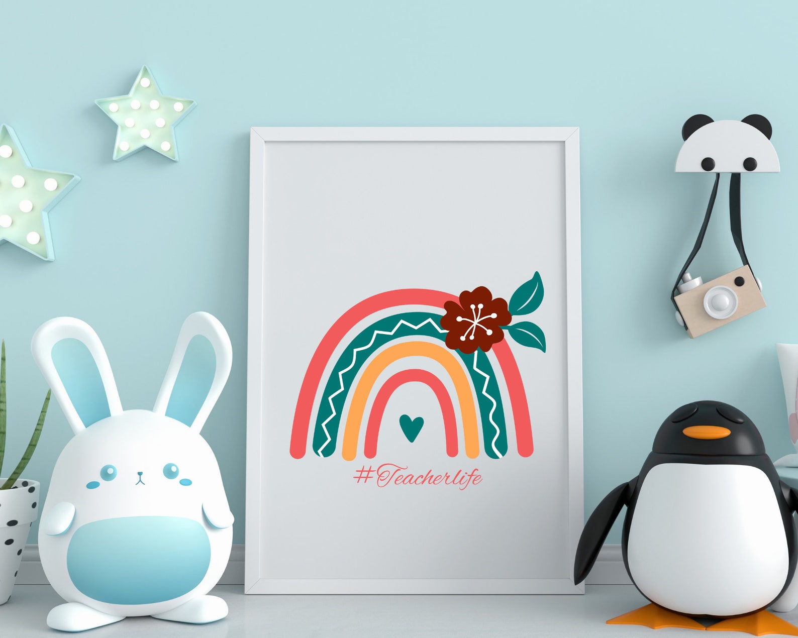 Boho Rainbow Teacher Svg Bundle Teacher Shirt Svg Teacher - Etsy