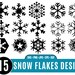 15 Snow Flakes Svg Bundle Snow Svg Winter Svg Blizzard Svg - Etsy