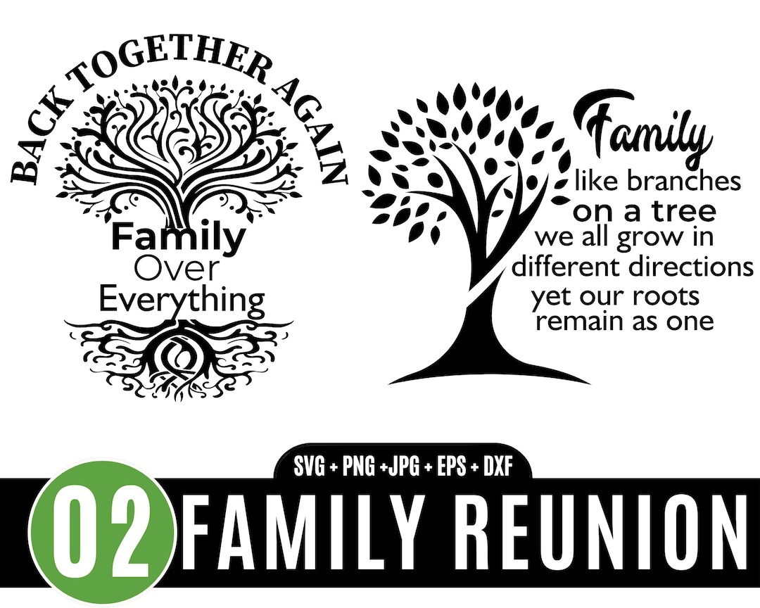 Family Reunion Svg Family Tree Svg Tree of Life Svg Family - Etsy UK