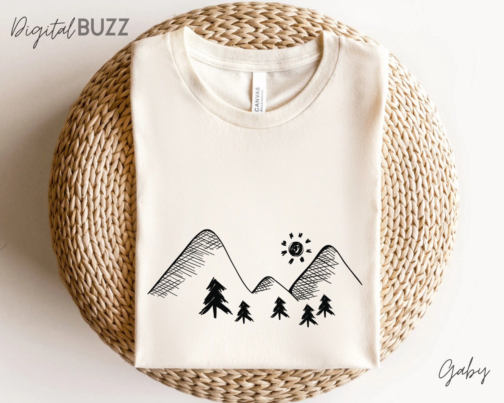Mountain & Tree Svg Camping Life Svg Happy Camper Svg Camp - Etsy