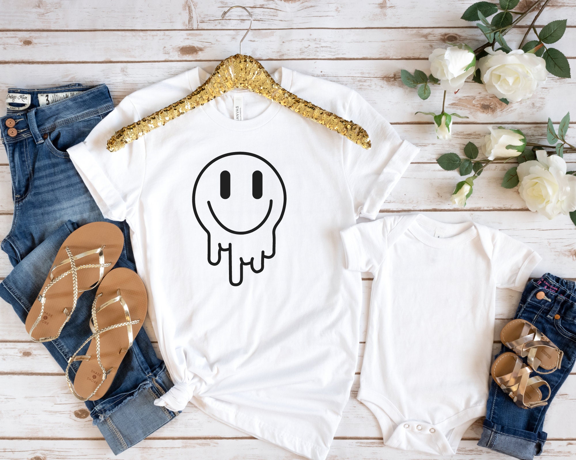 Drippy Face Svg Melting Smiley Face Svg Smiley Face Svg - Etsy