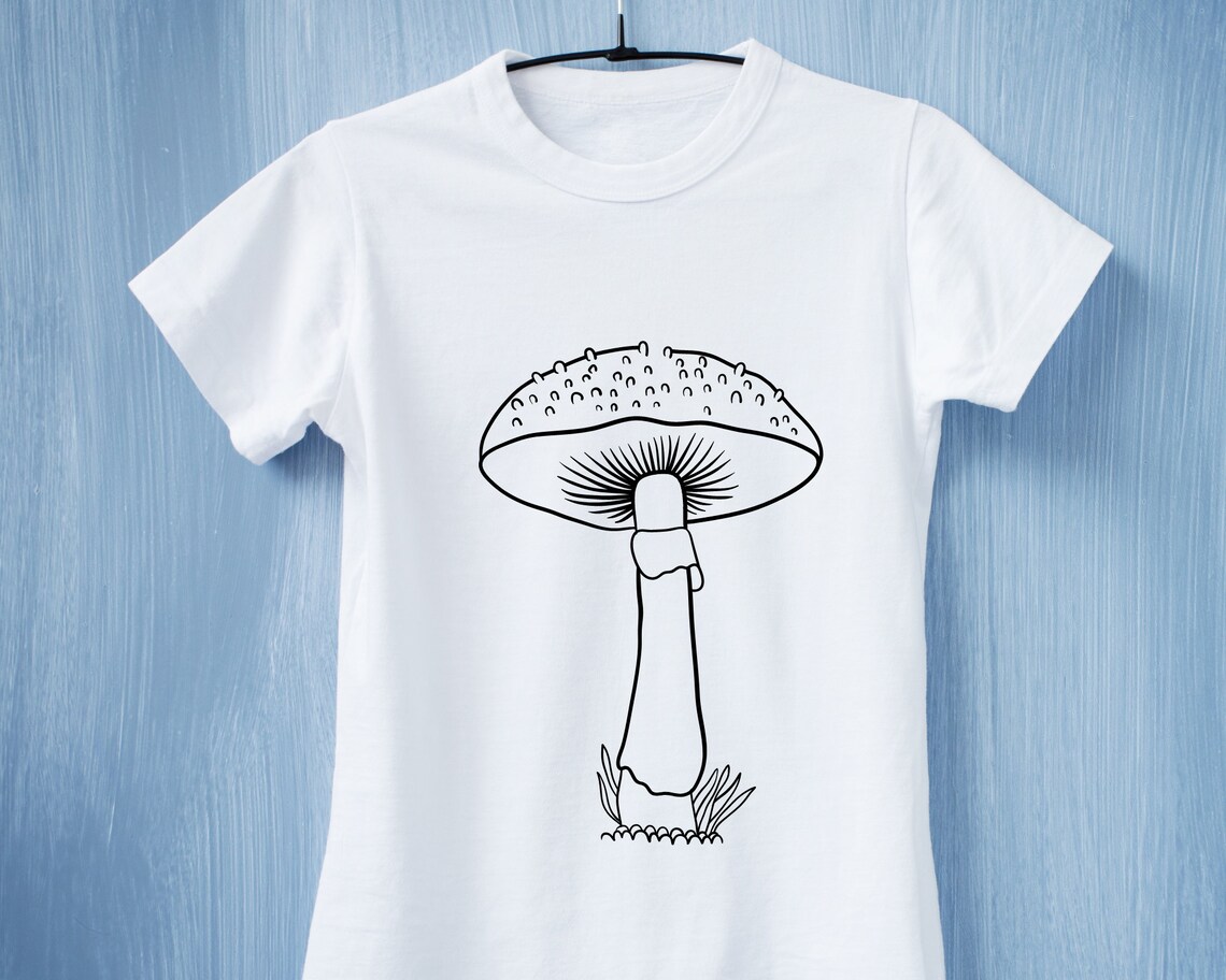 Mushroom Svg Magic Mushroom Svg Floral Mushrooms Svg - Etsy