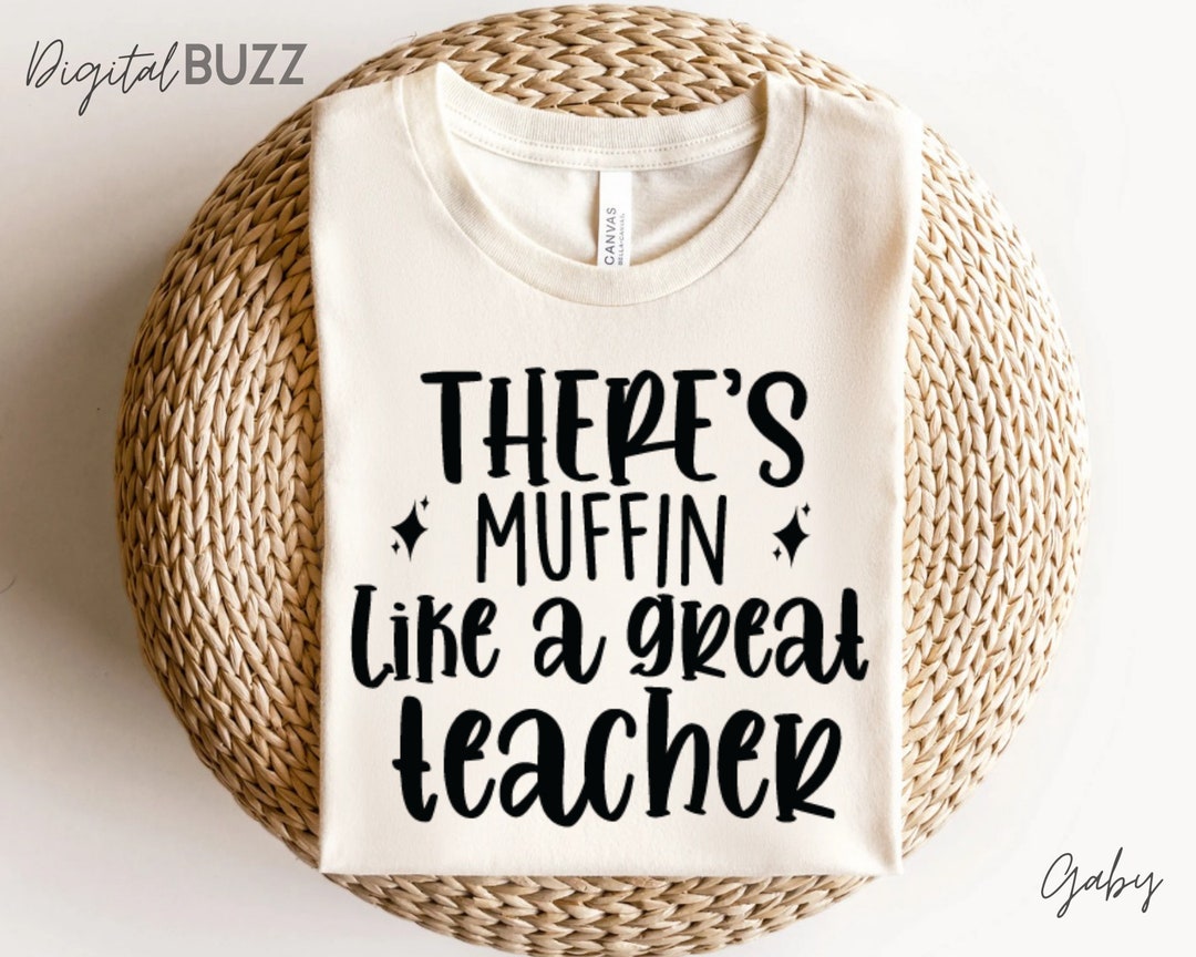 There's Muffin Like a Great Teacher, Teacher, School Svg, Teacher ...