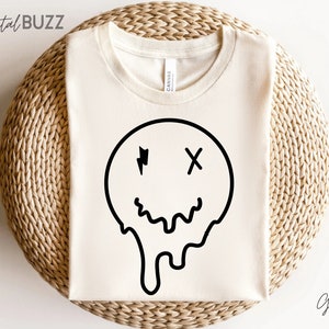 Drippy Face Svg, Smiley Face Svg, Cow Boys Smiley Svg, Vector Smiley ...