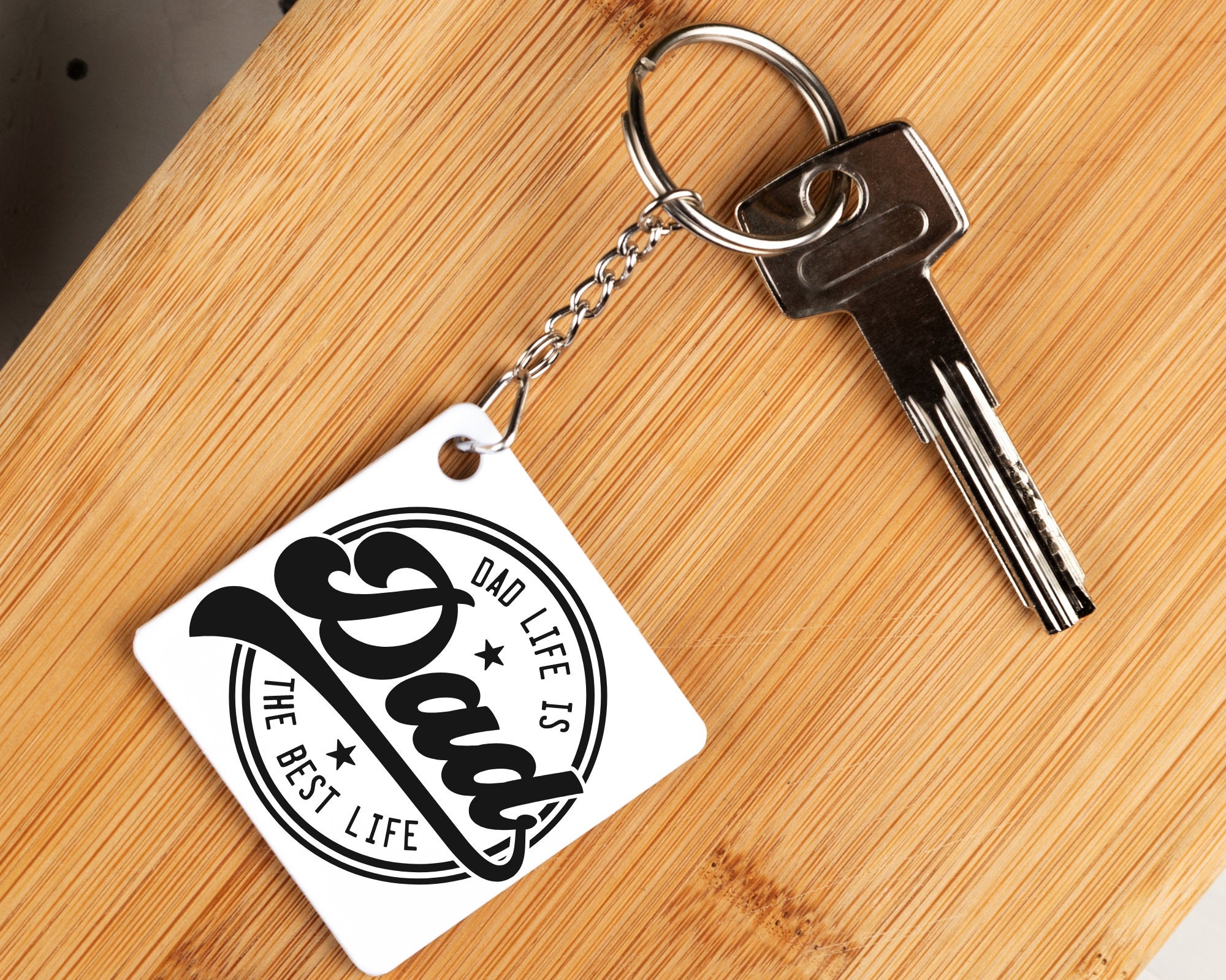 Dad Keychain Svg Key Chain Svg Keychain Svg Keychain - Etsy
