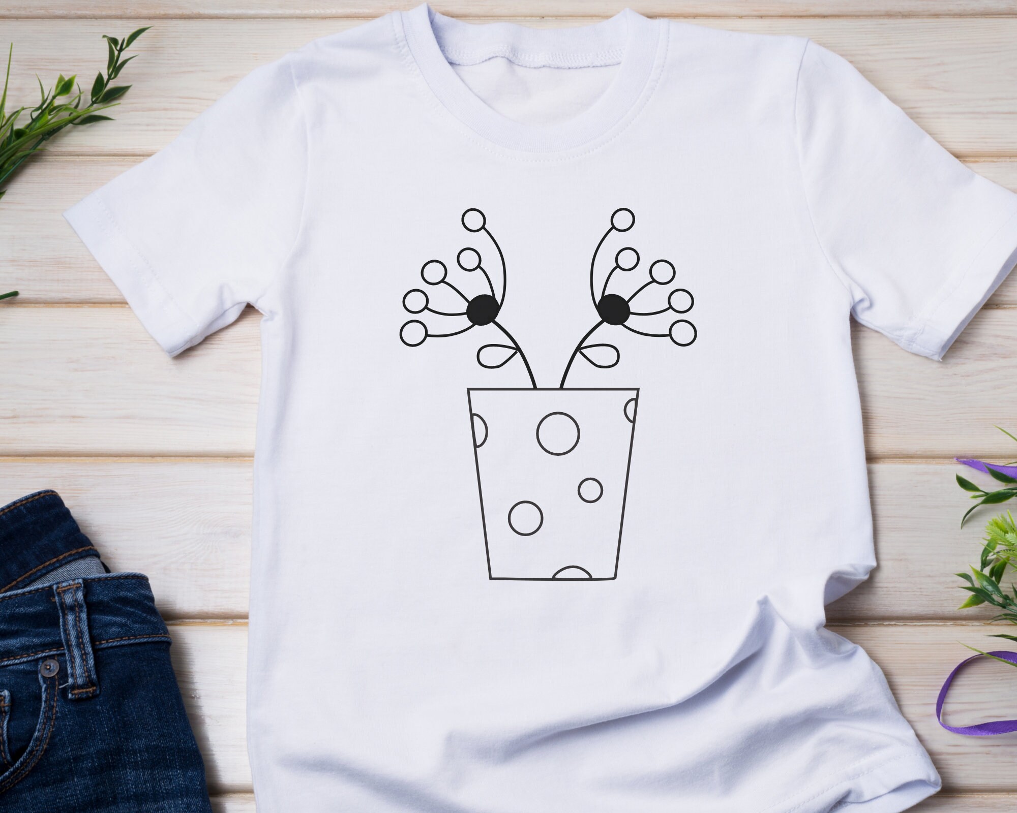 Flower Pot SVG Bundle Plants SVG Potted Plants Svg - Etsy