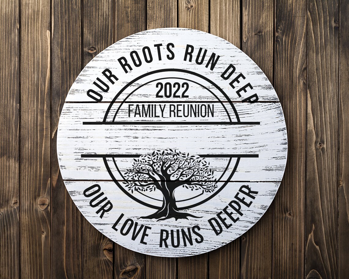 Our Love Run Deep Svg Family Tree Svg Family Reunion Svg - Etsy
