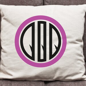 26 Font Monogram Svg Bundle, Circle Monogram Font Svg, Monogram Font Alphabet, Split Monogram ...