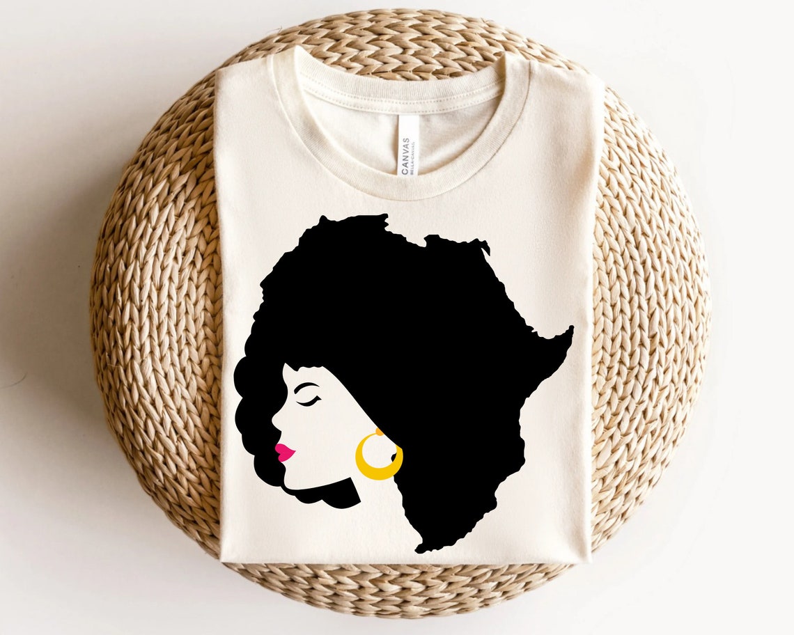 Afro Black Queen Svg Afro Lady Svg Afro Woman SVG Afro Girl - Etsy