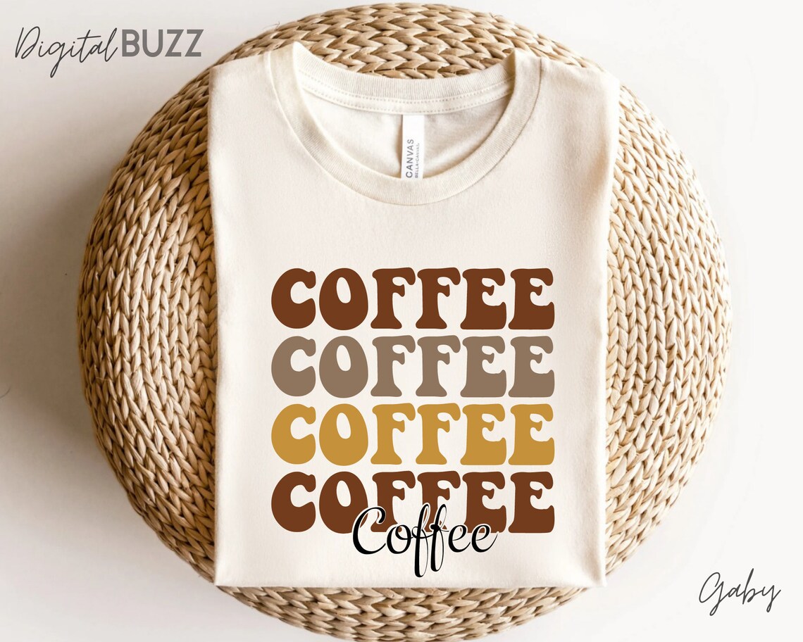 Retro Coffee Svg Bundle Wavy Coffee Svg Coffee Smiley Face - Etsy