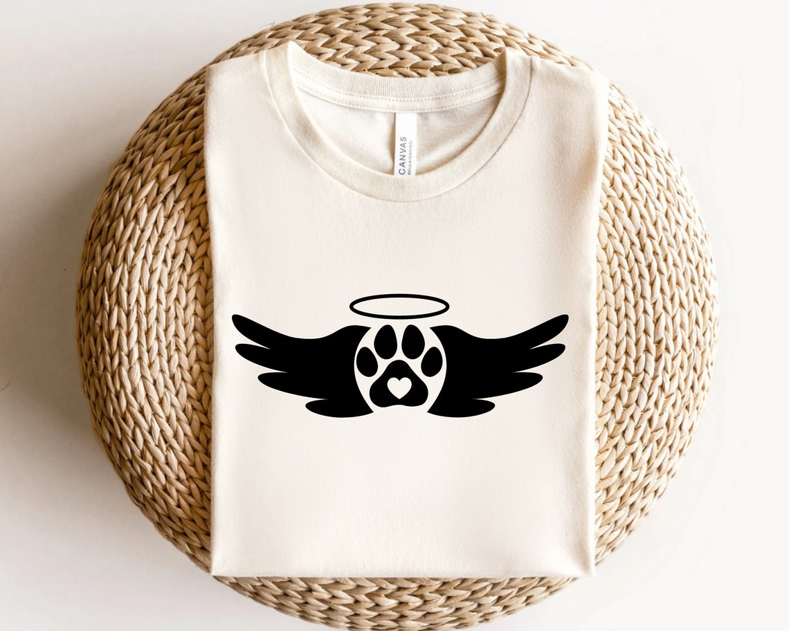 Dog Angel Wings Svg Dog Memorial Svg Dog Wings Svg - Etsy