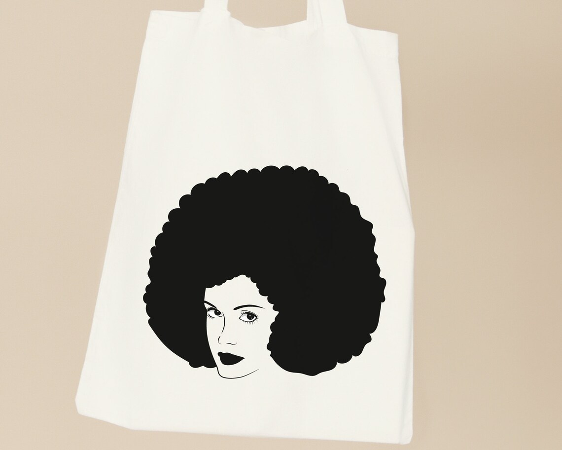 Afro Woman SVG Black Woman Afro Black Queen Afro Lady Svg - Etsy
