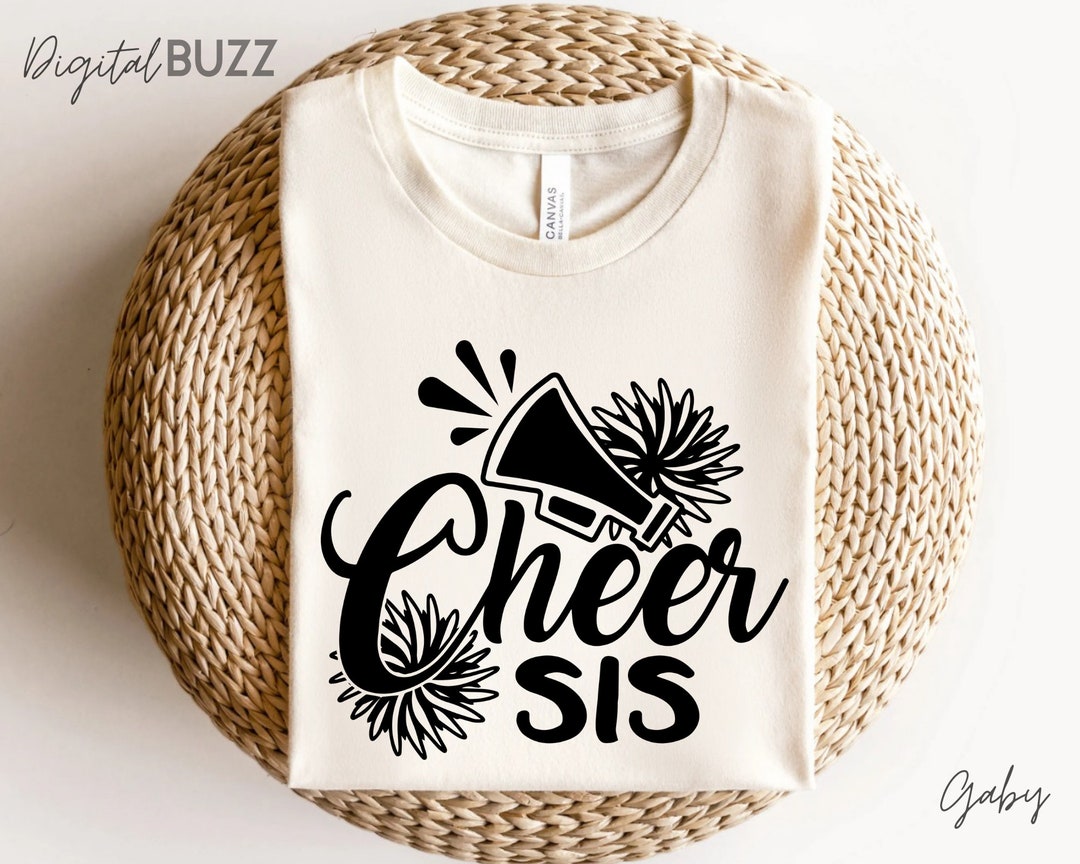 Cheer Sis Svg, Sisters SVG, Cute Matching Sisters, Big Sis Lil Sis ...