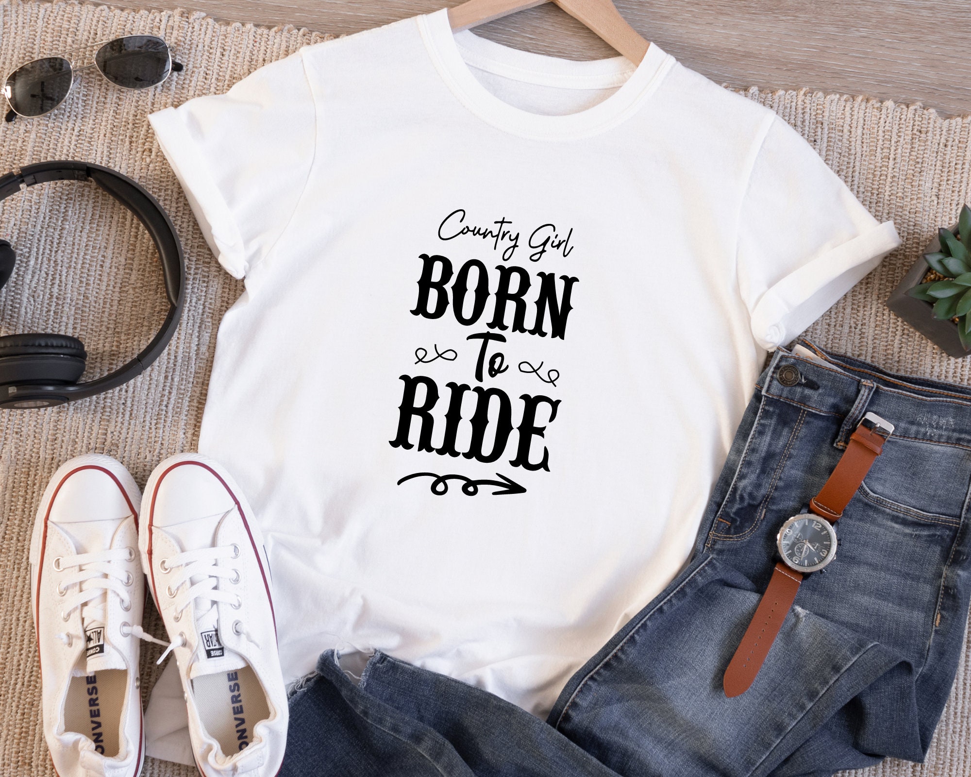 Country Girl Born to Ride Svg Western Svg Western - Etsy