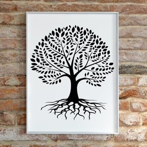 Family Tree Svg, Tree With Roots Svg, Tree Roots Svg, Our Roots SVG ...