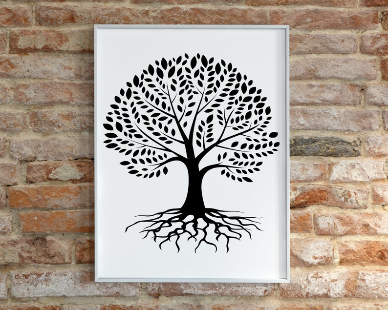 Family Tree Svg Tree With Roots Svg Tree Roots Svg Our - Etsy