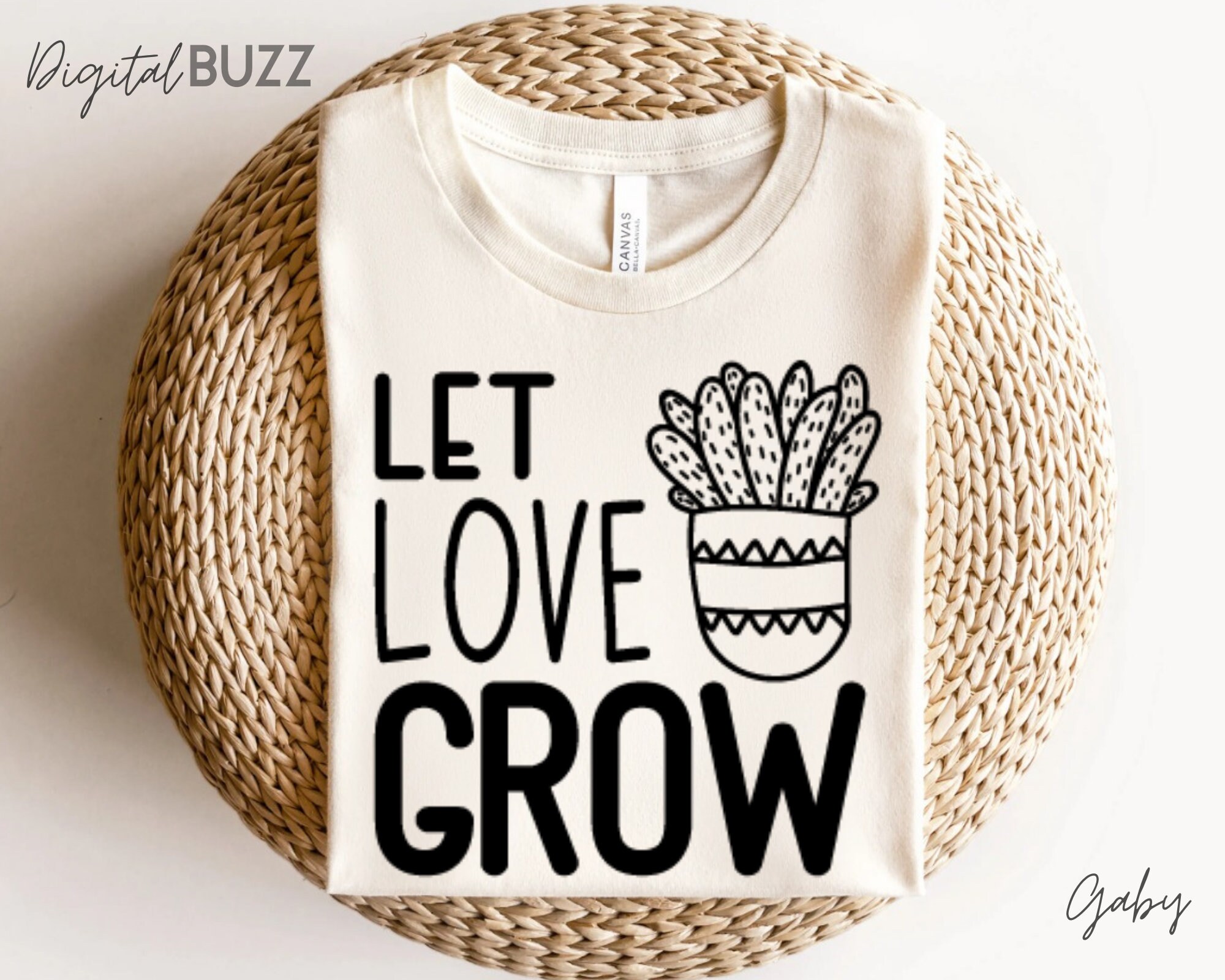 Let Love Grow Svg Plant Lover SVG Plant Svg Plant Quotes - Etsy