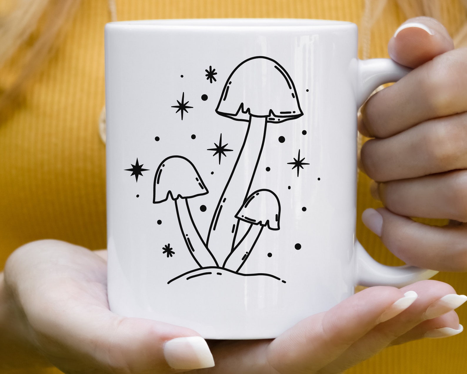 Mushroom Svg Magic Mushroom Svg Celestial Mushroom Svg Diy - Etsy