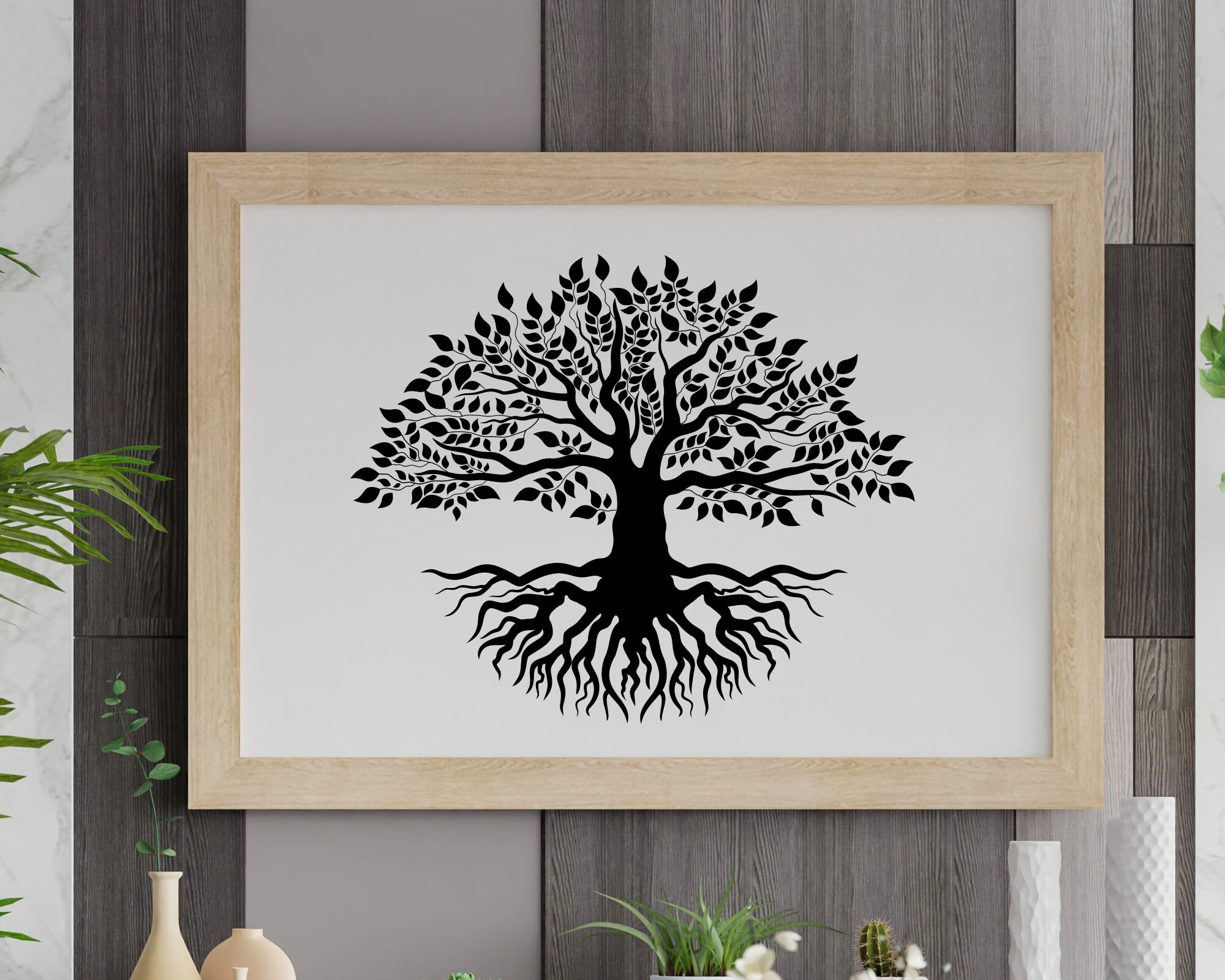 Family Tree Svg Tree With Roots Svg Tree Roots Svg Our - Etsy