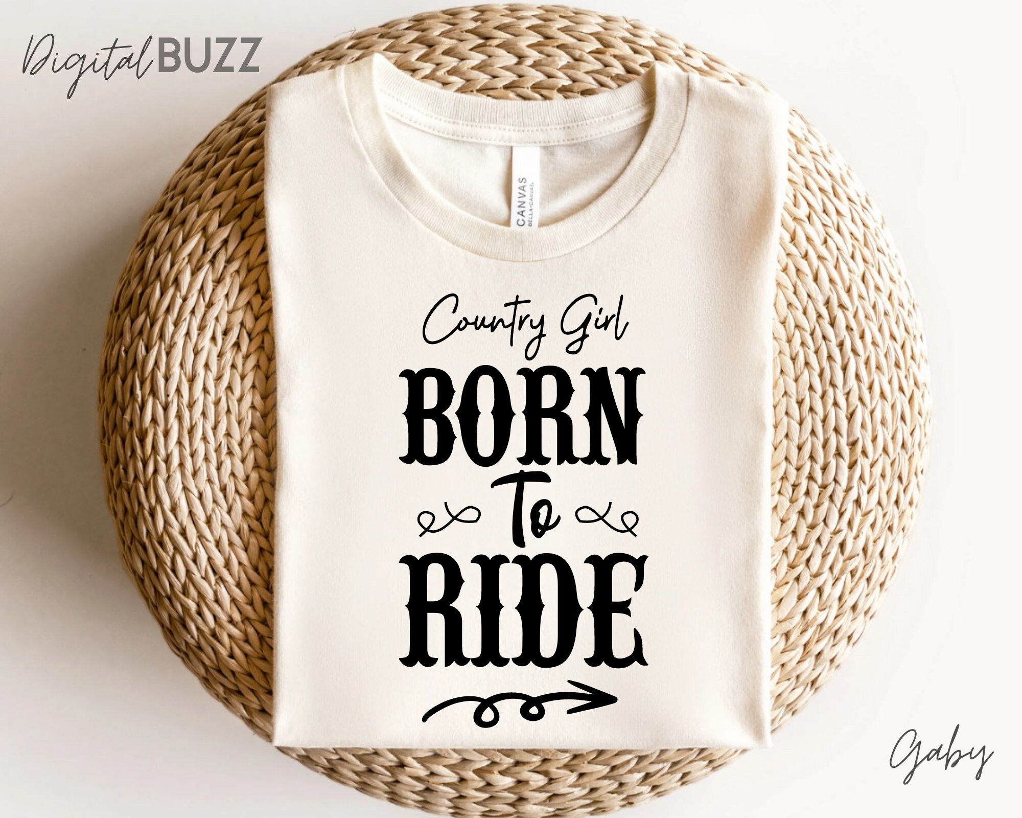 Country Girl Born to Ride Svg Western Svg Western - Etsy
