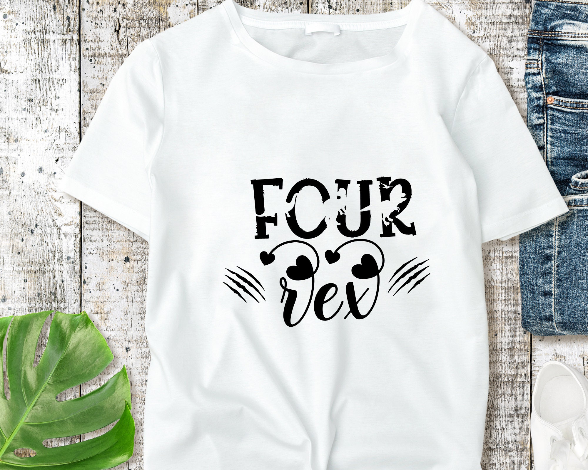 Four Rex Svg Dinosaur Family Svg Mama Saurus Svg Matching - Etsy