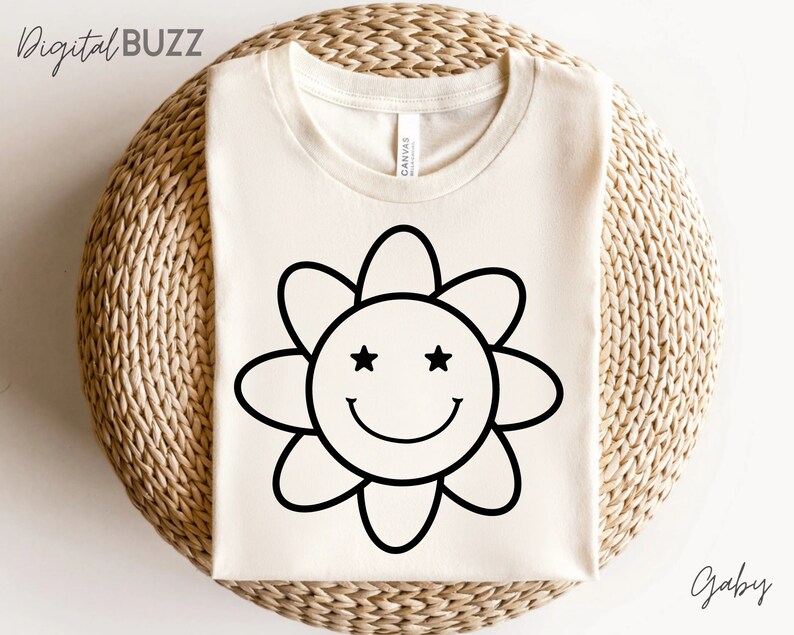 Daisy Smiley Face Svg Cow Boys Smiley Svg Vector Smiley Svg - Etsy