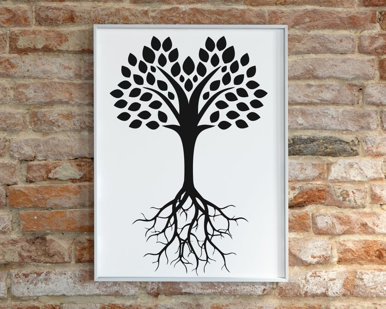 Family Tree Svg Tree With Roots Svg Tree Roots Svg Our - Etsy