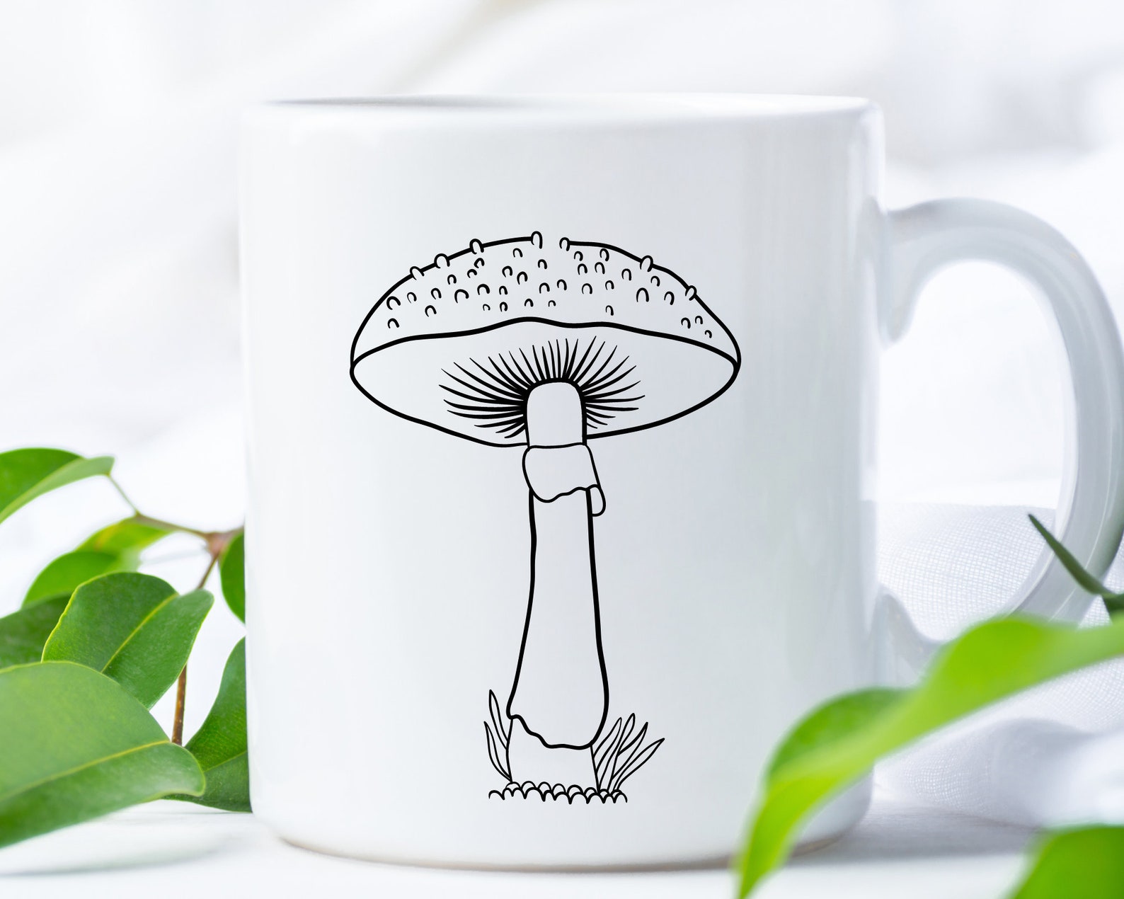Mushroom Svg Magic Mushroom Svg Floral Mushrooms Svg - Etsy